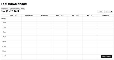 Fullcalendar Hide Events Works Codesandbox