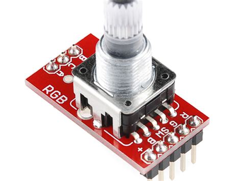 Sparkfun Rotary Encoder Breakout Illuminated Rgrgb Kiwi Electronics