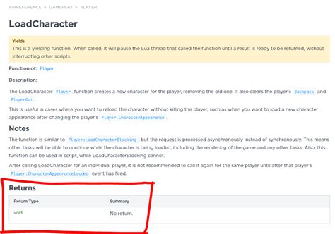 Playerloadcharacter Should Return The New Character Engine Features Developer Forum Roblox