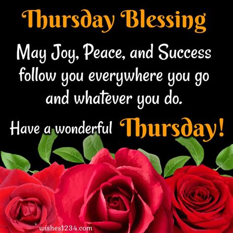 Good Morning Thursday Quotes Good Thursday Afternoon Blessings