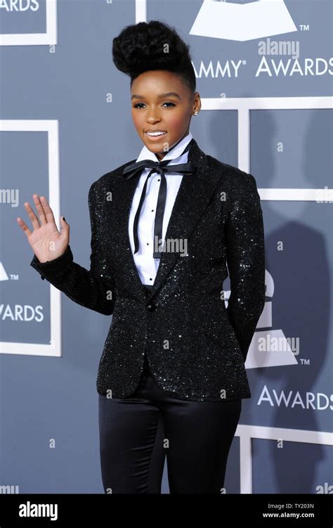 Singer Janelle Monae Arrives At The 53rd Annual Grammy Awards In Los Angeles On February 13