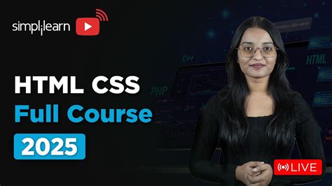 html css full course 2025 html css tutorial web development course