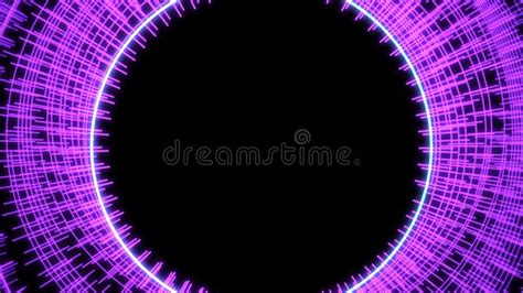 Circle Radial Patterns Purple Wobble Xl Animation Loop Stock Footage Video Of Reactive Vivid