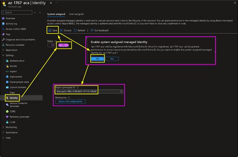 Connect Azure Sql Server Via System Assigned Managed Identity Under Asp
