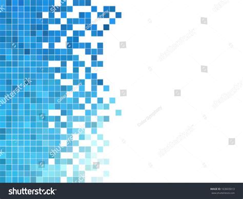 Abstract Square Pixel Mosaic Background Stock Vector 163603013 Shutterstock