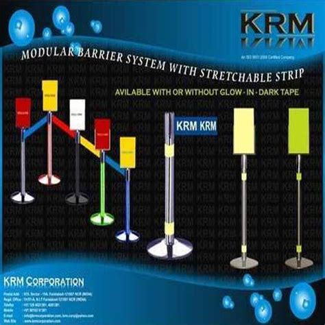 Modular Barriers At Best Price In Faridabad Haryana Krm Corporation