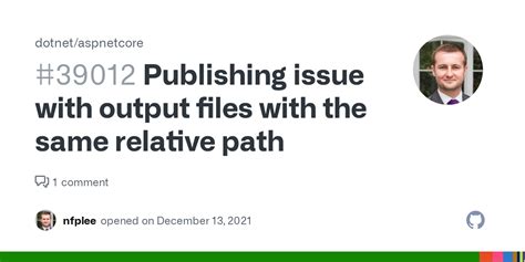 Publishing Issue With Output Files With The Same Relative Path Issue Dotnet
