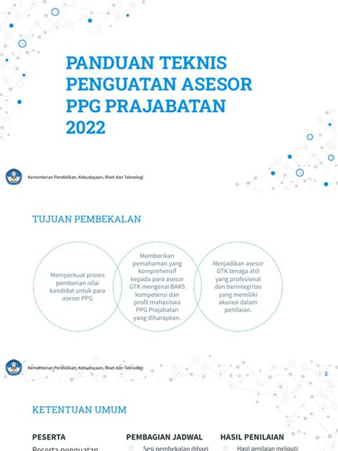 Panduan Teknis Penguatan Asesor Ppg Prajabatan Untuk Peserta Pdf
