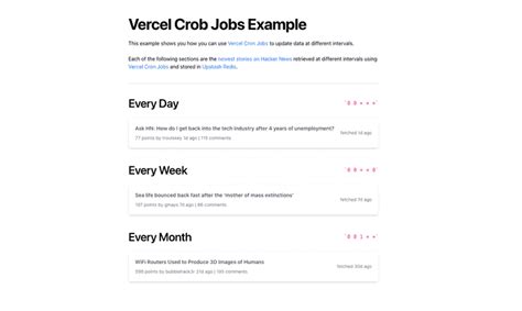 vercel cron job example vercel