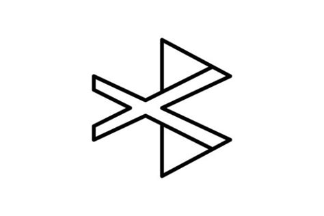Bluetooth Line Icon Graphic By Glyph Faisalovers Creative Fabrica