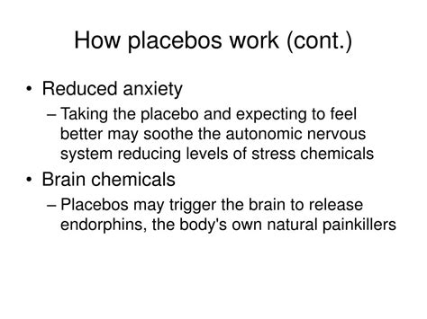 Ppt Placebo Effects Powerpoint Presentation Free Download Id1322365