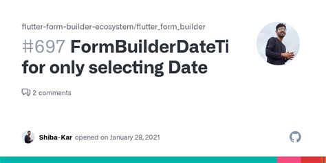 formbuilderdatetimepicker for only selecting date · issue 697