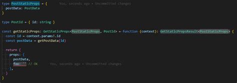 Getstaticprops Not Working Well With Typescript · Vercel Nextjs