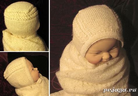 Шапочка для новорожденного спицами Knitting For Kids, Baby Knitting ...