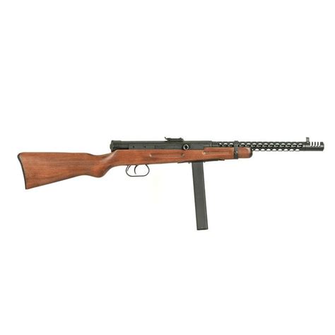 Rare Airsoft Smg Beretta Model 38 Real Wood Stock
