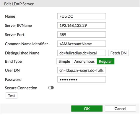 fortigate ad authentication for ssl vpn v5 4