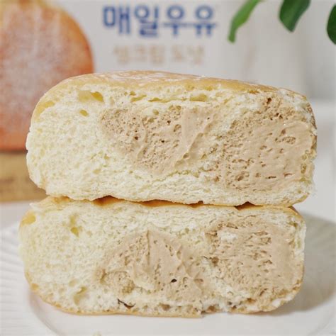 매일우유 생크림도넛 인절미맛 가격 크림 양 랜덤인가 Gs25 신상 네이버 블로그