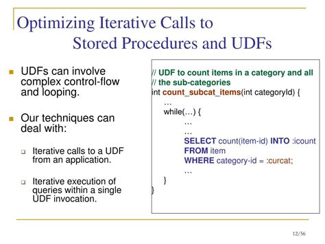 Ppt Optimization And Evaluation Of Nested Queries And Procedures Powerpoint Presentation Id