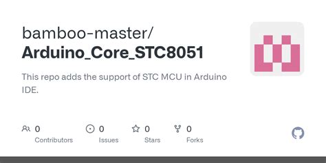 Github Bamboo Masterarduinocorestc8051 This Repo Adds The Support