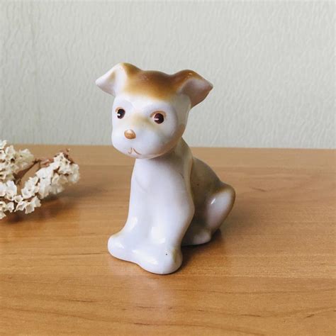Старовинна порцелянова фігурка собачка цуценя полонне 1980 ті — ціна 275 грн у каталозі