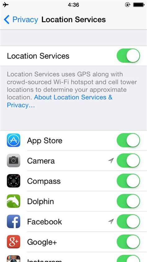 How To Toggle Geotagging On Ios 7 1 Iphone Ipad