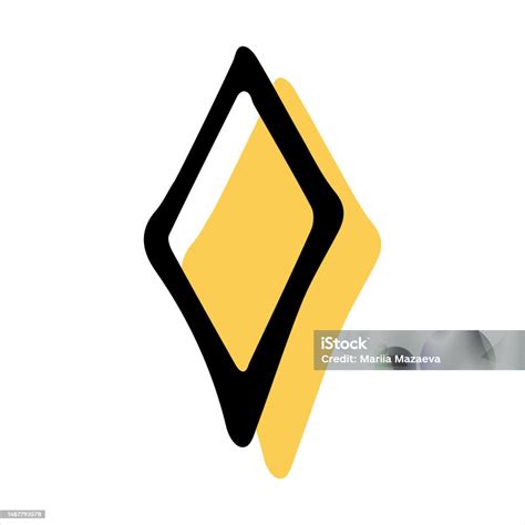 간단한 스케치 선 스타일 요소입니다 흰색 바탕에 귀여운 잉크 펜 투톤 마름모를 낙서합니다 낙서 마름모 벡터 그림입니다 0명에 대한 스톡 벡터 아트 및 기타 이미지 Istock