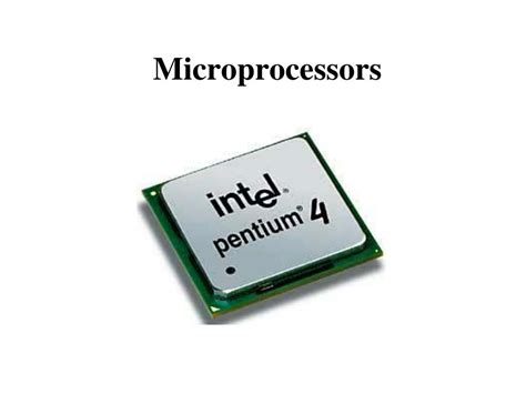 ppt microprocessors powerpoint presentation free download id 3315631
