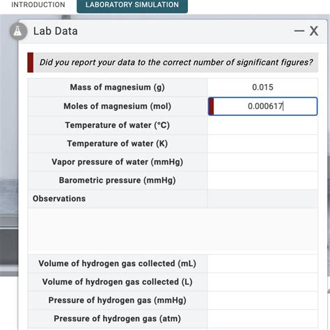 Introduction Laboratory Simulation Lab Data Did You