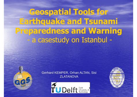pdf geospatial tools for earthquake and tsunami preparedness