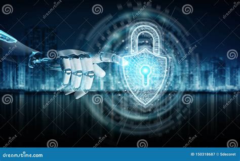 Protecting Digital Encoding Cartoon Vector 59705963