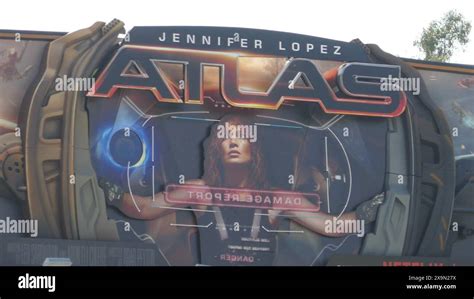 Los Angeles California Usa 1st June 2024 Jennifer Lopez Atlas Netflix