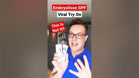 This Was A Sunscreen Fail Embryolisse Sunscreen Review Shorts Youtube