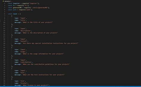 github davidmjost readmegenerator