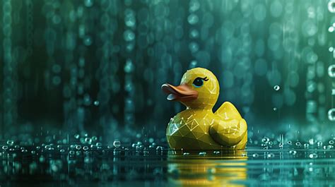 rubber duck debugging code or rubberducking photo illustration