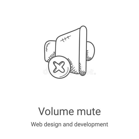 Volume Icon Vector From Music Collection Thin Line Volume Outline Icon Vector Illustration