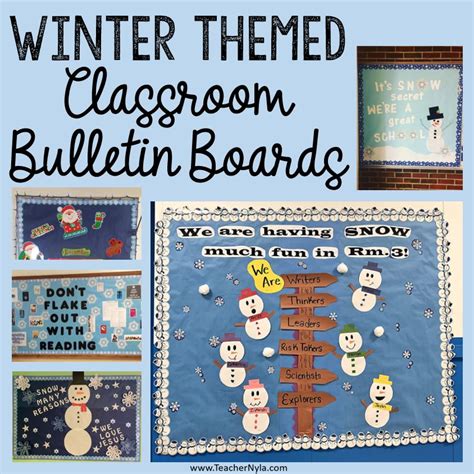 Creative Winter Bulletin Board Ideas Nylas Crafty Teaching