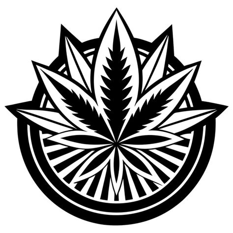 Weed Leaf Art Logo Vectors And Illustrations For Free Download Freepik