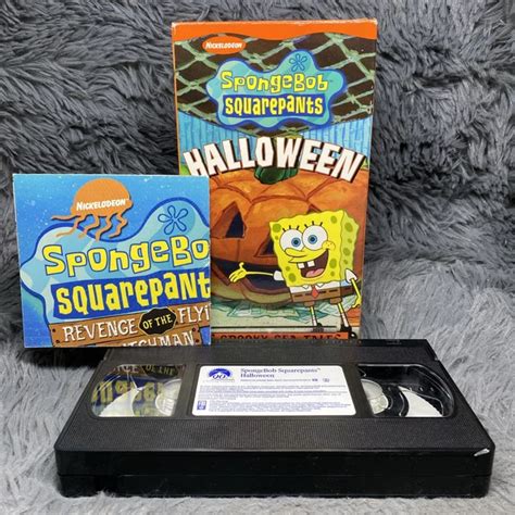 Spongebob Squarepants Halloween Vhs Tape 2002 Nickelodeon Cartoon