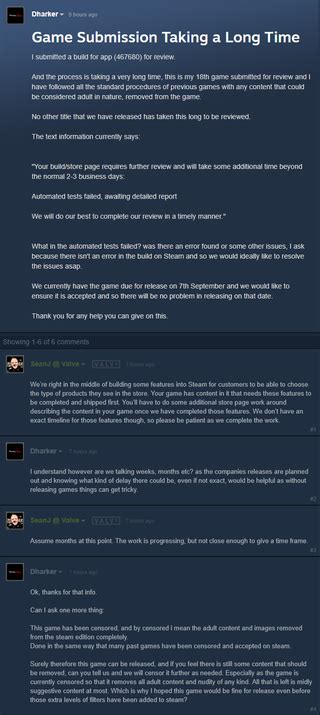 Adult Game Approval On Steam Could Still Be Months Away Pc Gamer