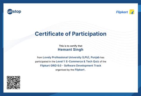 Hemant Singh On Linkedin Flipkartgrid6 Unstop Softwaredevelopment Techchallenge Innovation