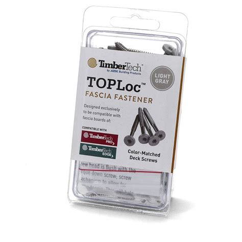 Toploc Fascia Screws For Timbertech Composite Decking By Timbertech