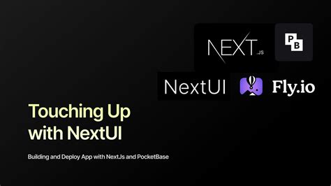 5 Building And Deploy App With Nextjs And Pocketbase Touching Up