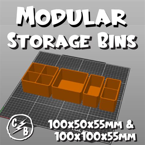 🧞‍♂️ Modular Parts Storage・free Stl File For ・cults