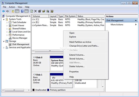 extend windows 7 partition with free partition manager
