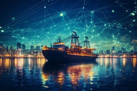 Premium Photo Optimizing Supply Chain Management With Ai Powered Logistics Network