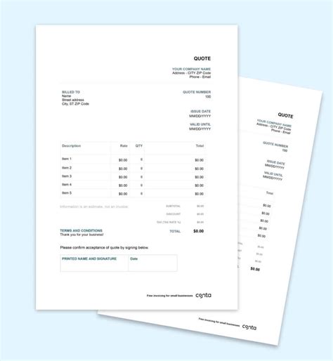 New Quotation Format