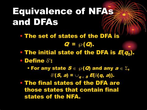 Ppt Nfa To Dfa Conversion Equivalence And Examples Powerpoint