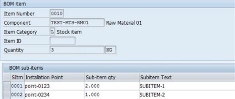Bom Configuration Bom Modification Parameters Sap Community