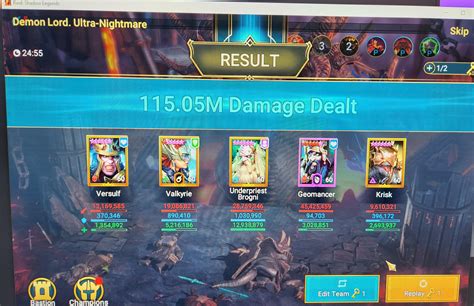 Made a new CB Team after getting Krisk this Weekend! : r/RaidShadowLegends