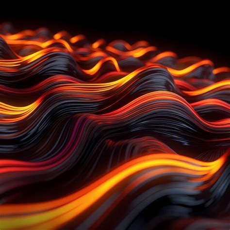 Premium Ai Image 3d Render Of Abstract Flow